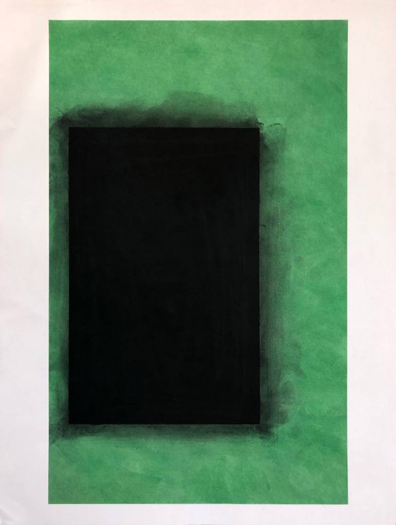 Black and Green F2 (008E23) Mixed Media by Eric Ketelsen | Saatchi Art