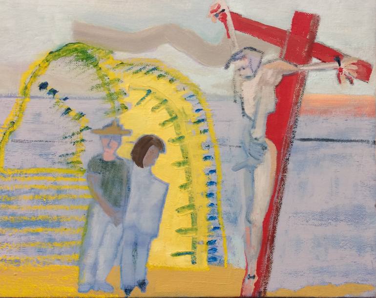 Blasphemy Painting by joseph Loria | Saatchi Art