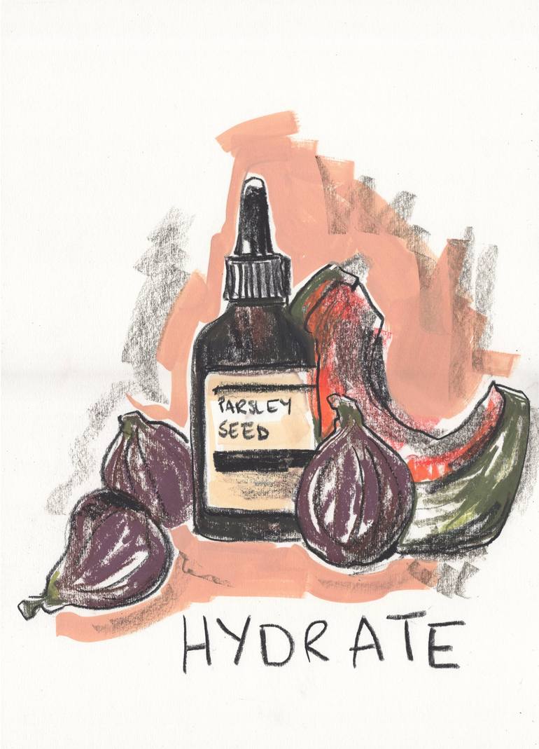 Hydrate Drawing by Katie Braid | Saatchi Art