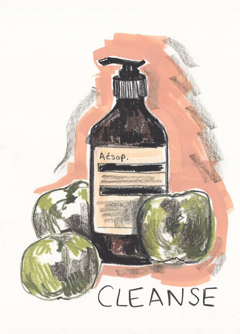 Cleanse Drawing by Katie Braid | Saatchi Art