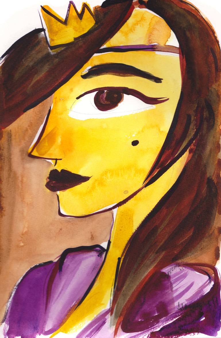 Princess Painting by Alisa Adamsone | Saatchi Art