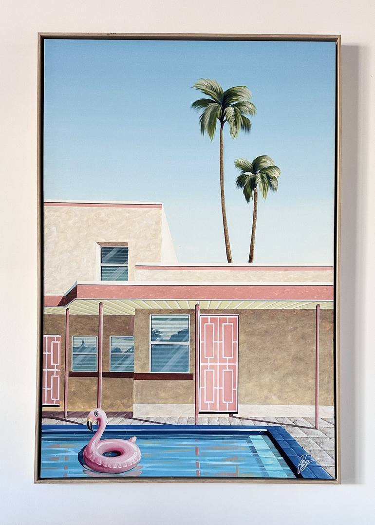 Framed - Staying The Night Painting by Christopher Riley | Saatchi Art