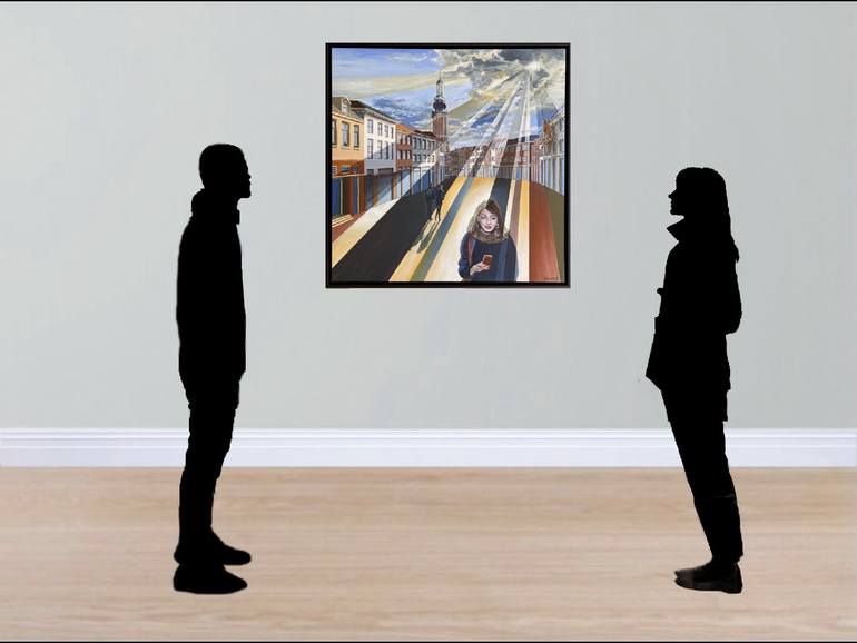 Connected Painting by René Wissink | Saatchi Art