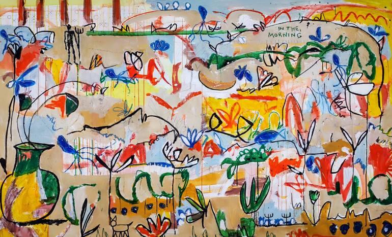 In the morning when I wake up Painting by Alfonso Sánchez | Saatchi Art