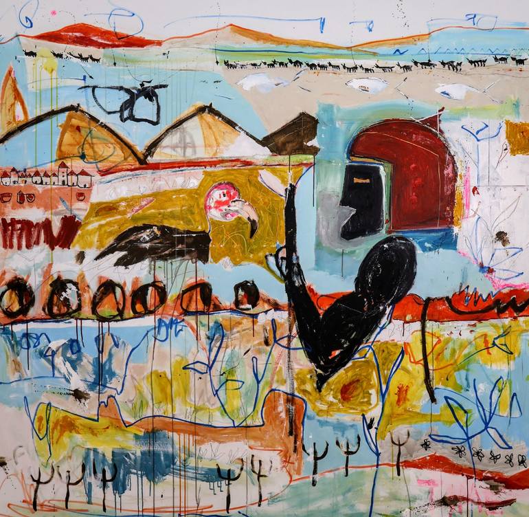 The Sumerian Painting by Alfonso SáNchez | Saatchi Art