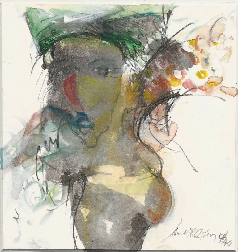 Die Dame (AM 17-40) Drawing by İsmail Çoban | Saatchi Art