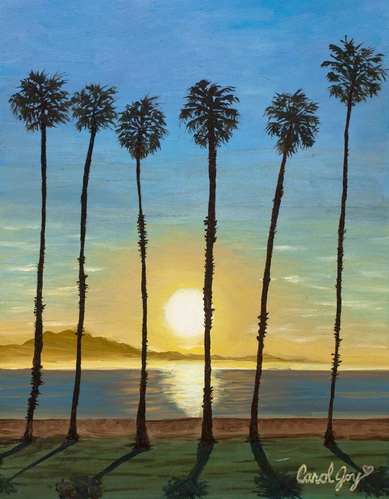 HIGH AND MIGHTY - Leadbetter Beach Santa Barbara California Painting by ...
