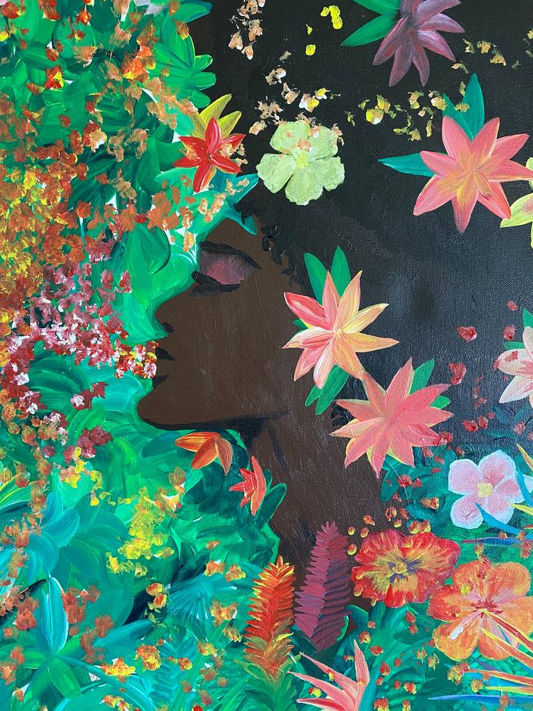 Her Garden Painting by Amanda Hoban | Saatchi Art
