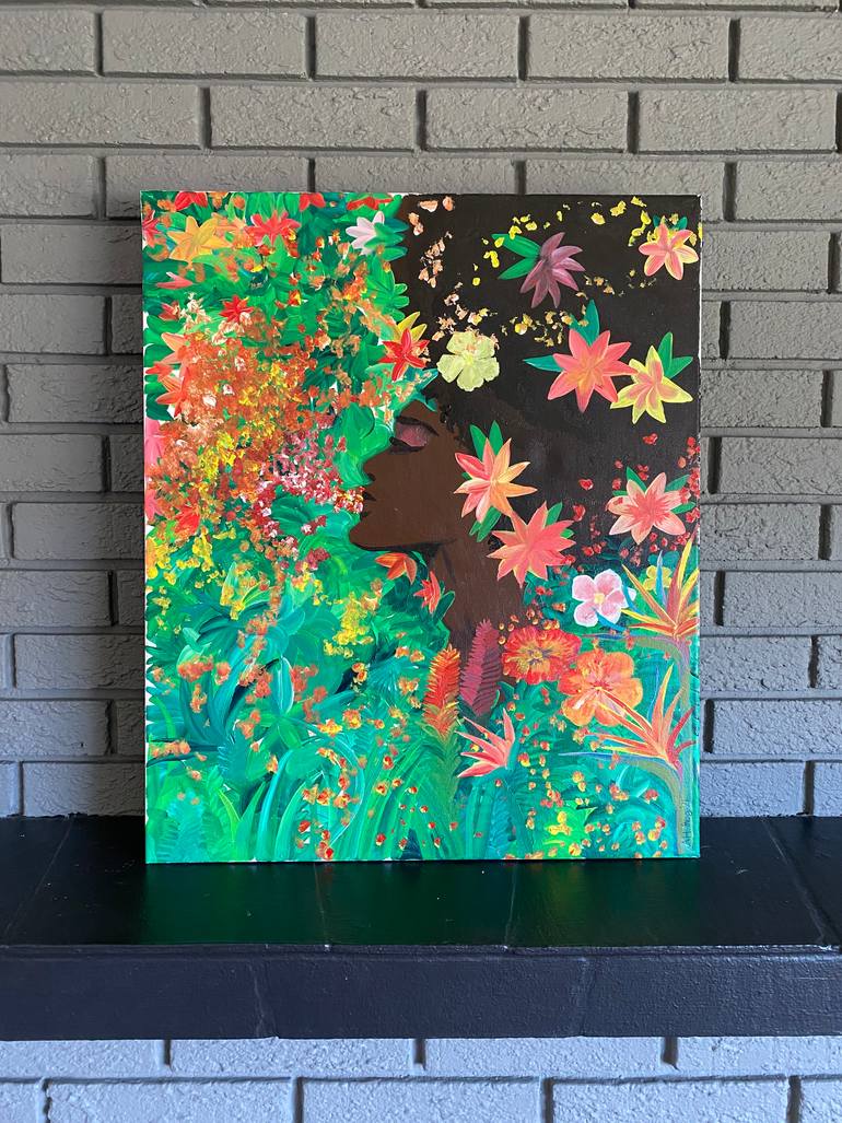 Her Garden Painting by Amanda Hoban | Saatchi Art