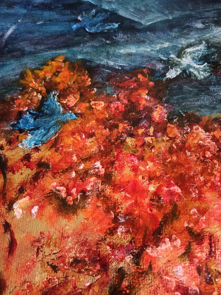 The Gold Tree Painting by Krzysztof Polak | Saatchi Art