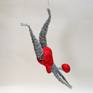 Fat Lady Diving Sculpture by KATERINA HARITOPOULOU | Saatchi Art