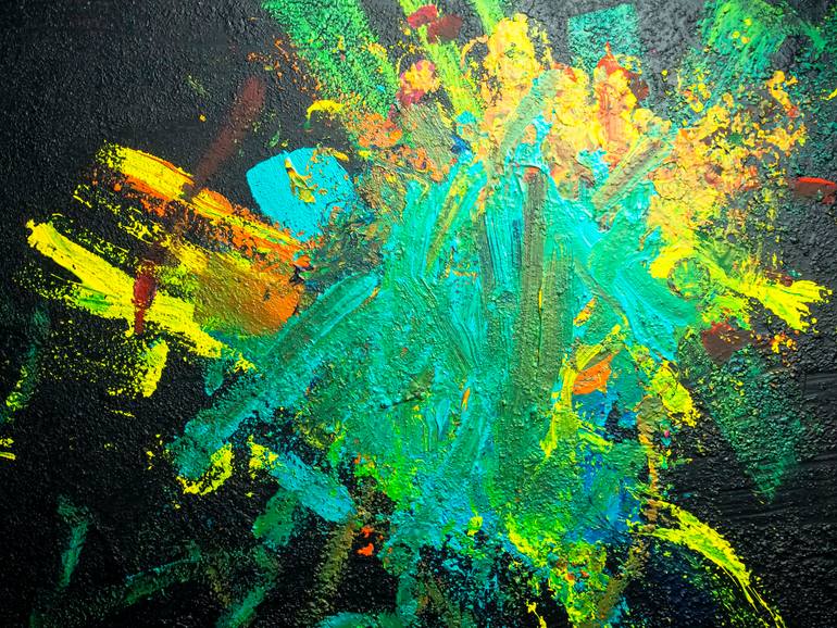 Flash of colors. Painting by Sergio Kovalov | Saatchi Art