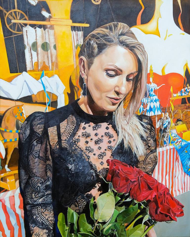 Queen of spades Painting by Dmitry Kostko | Saatchi Art