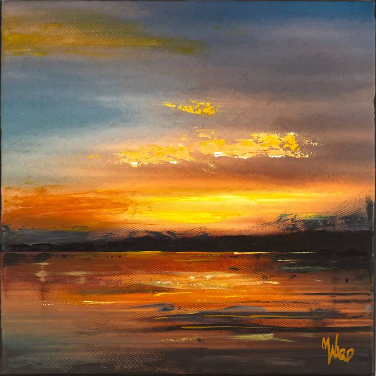 Warm Evening Painting by Marc Ward | Saatchi Art