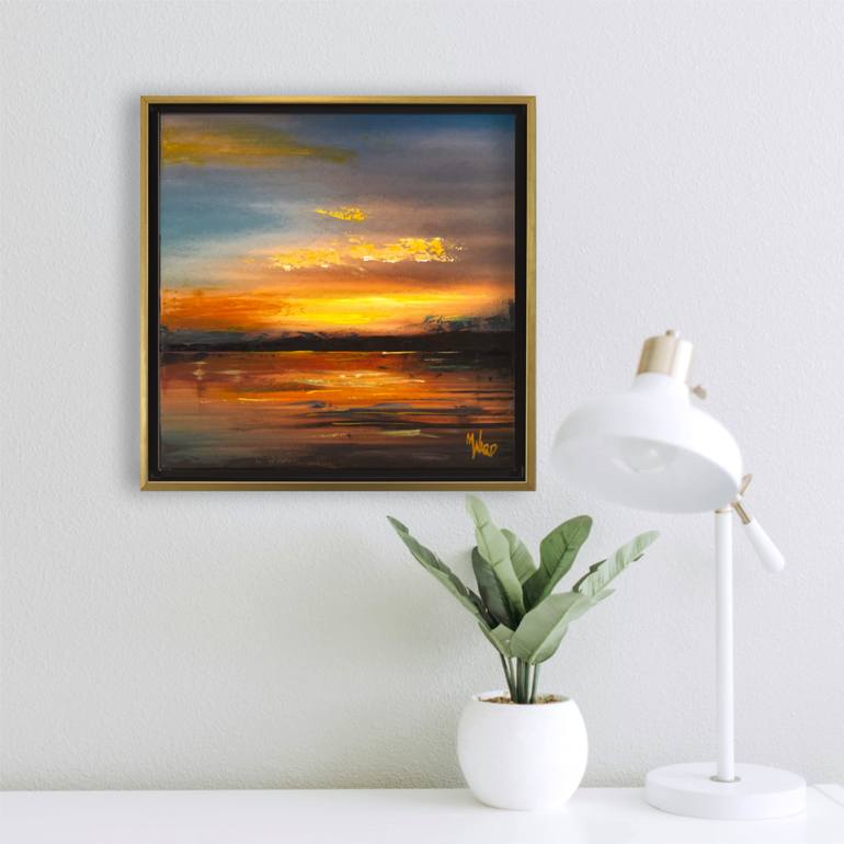 Warm Evening Painting by Marc Ward | Saatchi Art