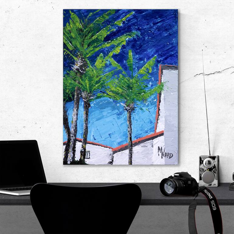 Seaplace Painting by Marc Ward | Saatchi Art