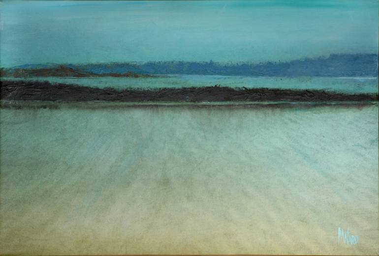 Wondering About the Distant Shore Painting by Marc Ward | Saatchi Art