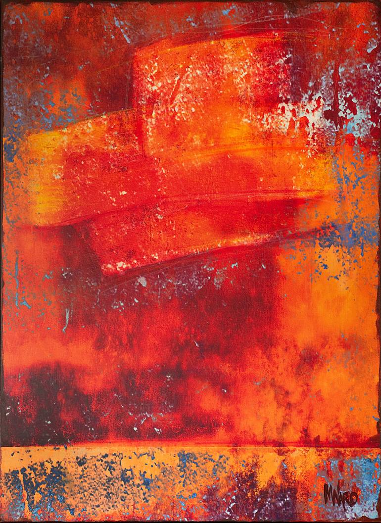 Hot Rain on a Hard Land Painting by Marc Ward | Saatchi Art