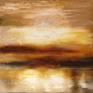 A Golden Sunrise Painting by Marc Ward | Saatchi Art