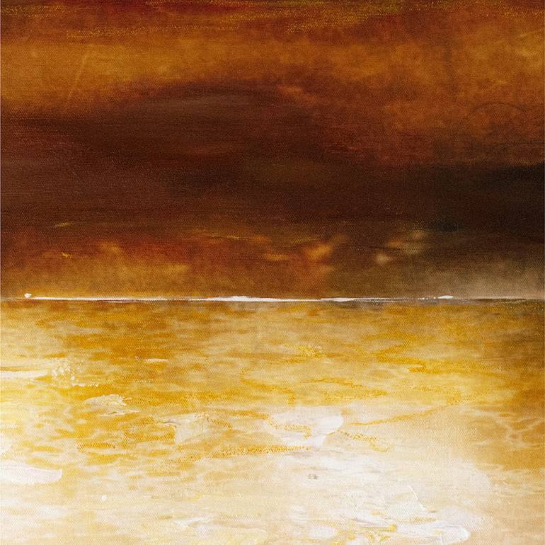 A Golden Sunrise Painting by Marc Ward | Saatchi Art