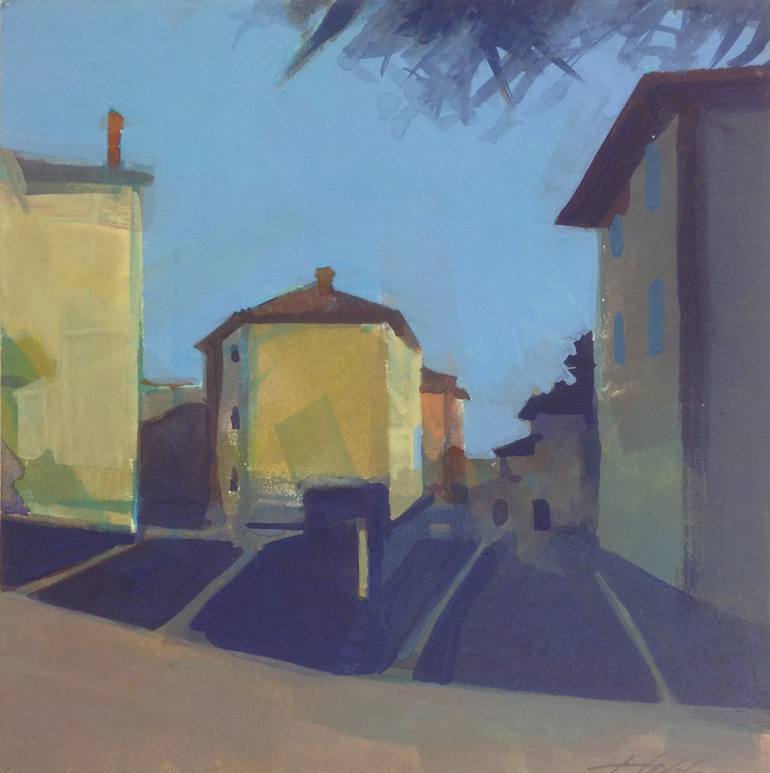 Italy: Tuoro Painting by Frank Hobbs | Saatchi Art