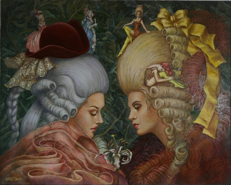 EL LIRIO ENFERMO Painting by Franco Rosso | Saatchi Art