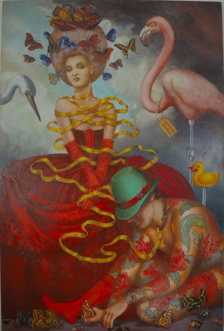 PENTIMENTO Painting by Franco Rosso | Saatchi Art