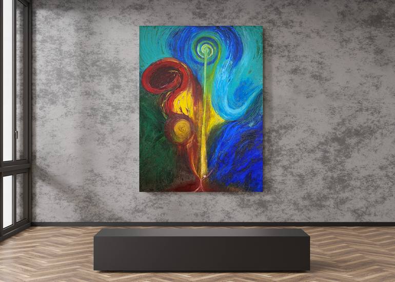 CONFLUENCE Painting by Reva Mehra | Saatchi Art