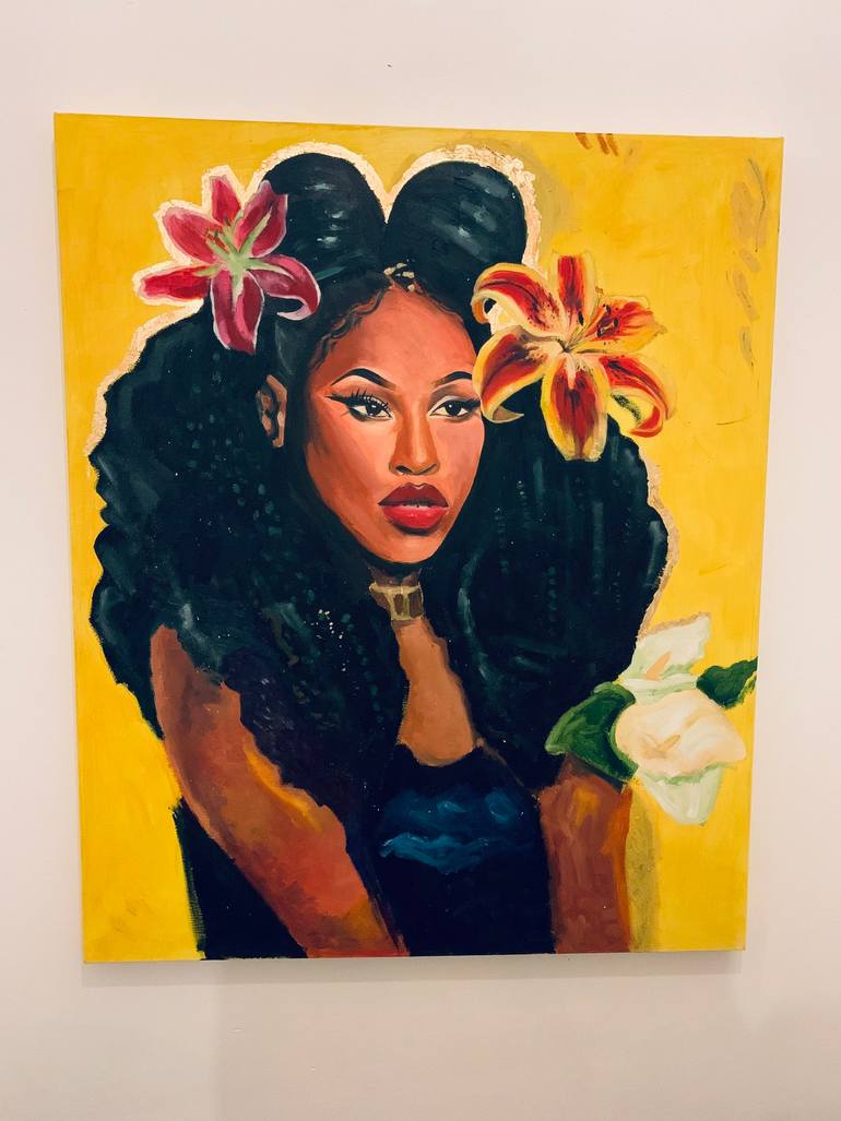 Anaya Painting by Elizabeth Balogun | Saatchi Art