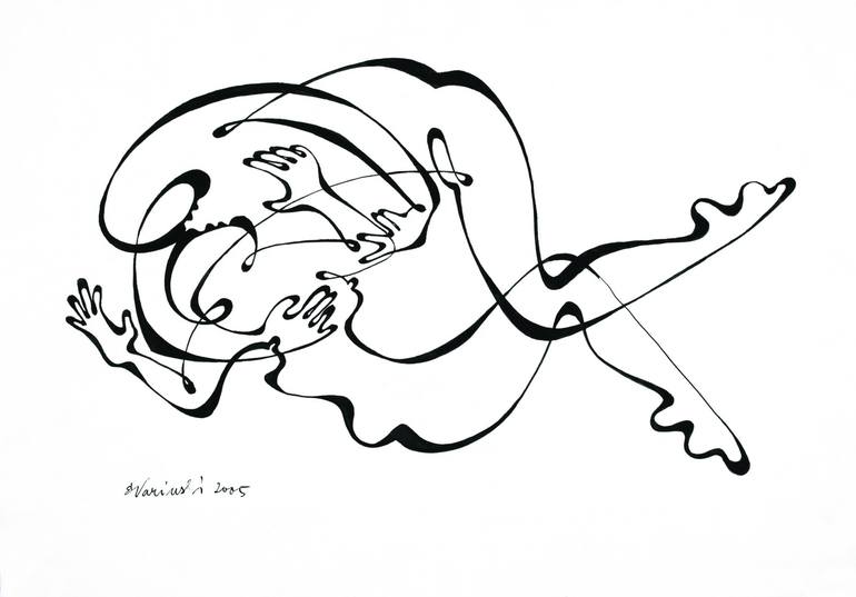 Glorification of man Drawing by Edita Varinska | Saatchi Art