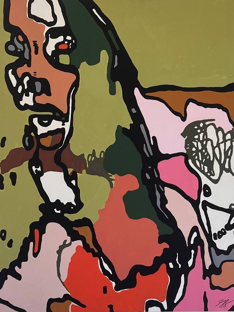 Catt's Meow Painting by Greg Alterman | Saatchi Art