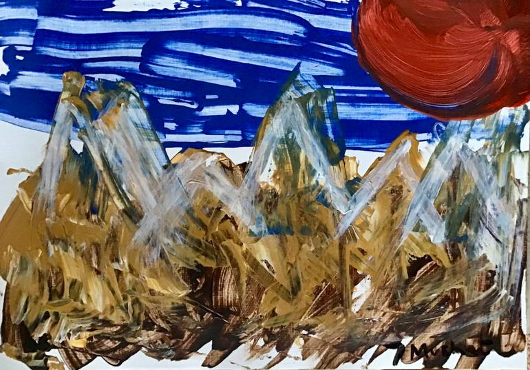 Eternal Sunset Painting by Thomas Mushet | Saatchi Art