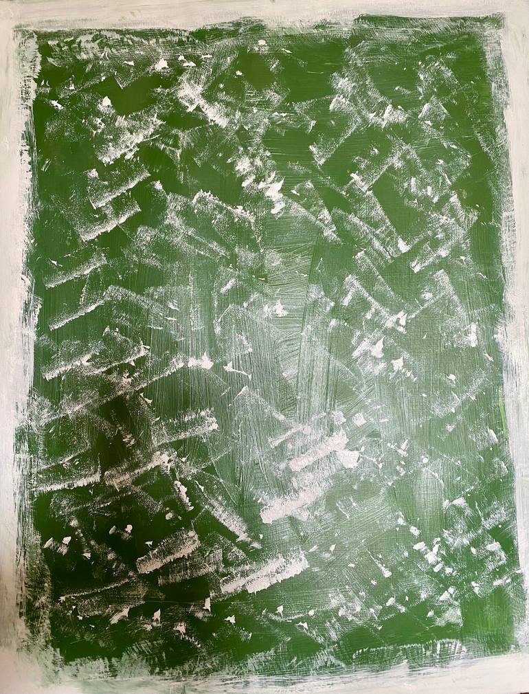 Dash - Green Painting by Thomas Mushet | Saatchi Art