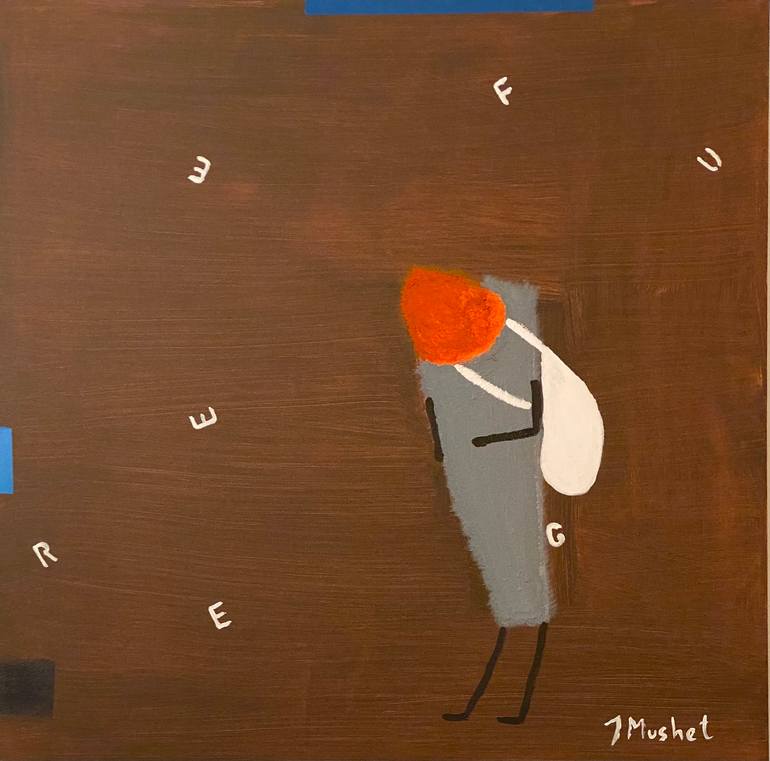 Last Refugee Painting by Thomas Mushet | Saatchi Art