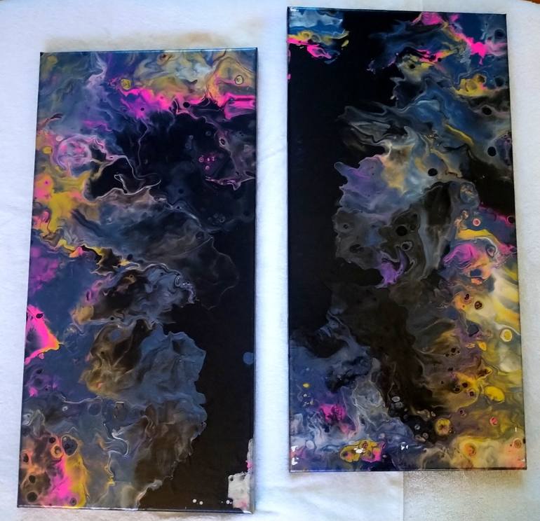 Volcanic Goo Painting by Alysha Alvarez | Saatchi Art