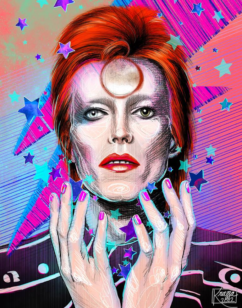 Stardust Drawing by Victoria Krassa | Saatchi Art