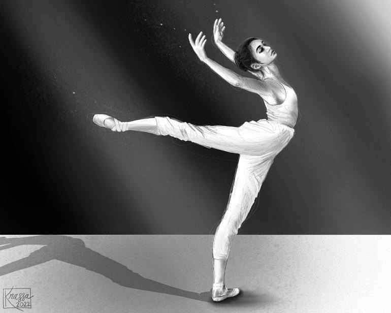 Arabesque Drawing by Victoria Krassa | Saatchi Art