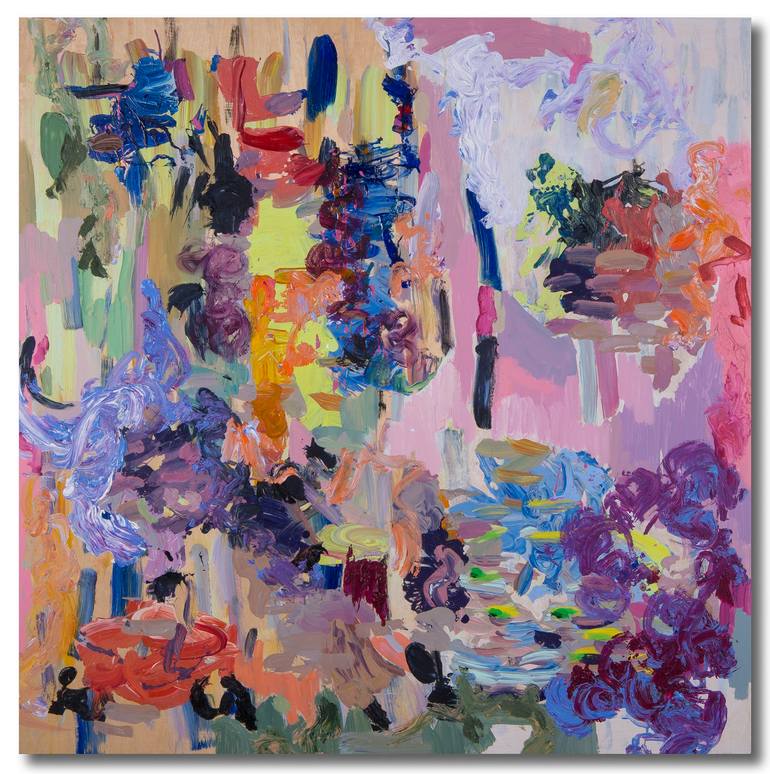 Thinking Pink Painting by Ginny Sykes | Saatchi Art