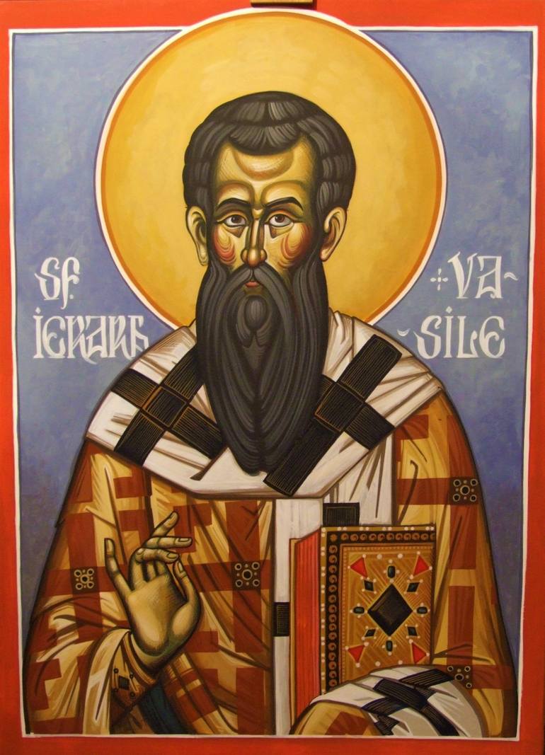 SAINT BASIL the GREAT, ByzArtAndMore Painting by Byz Art And More ...