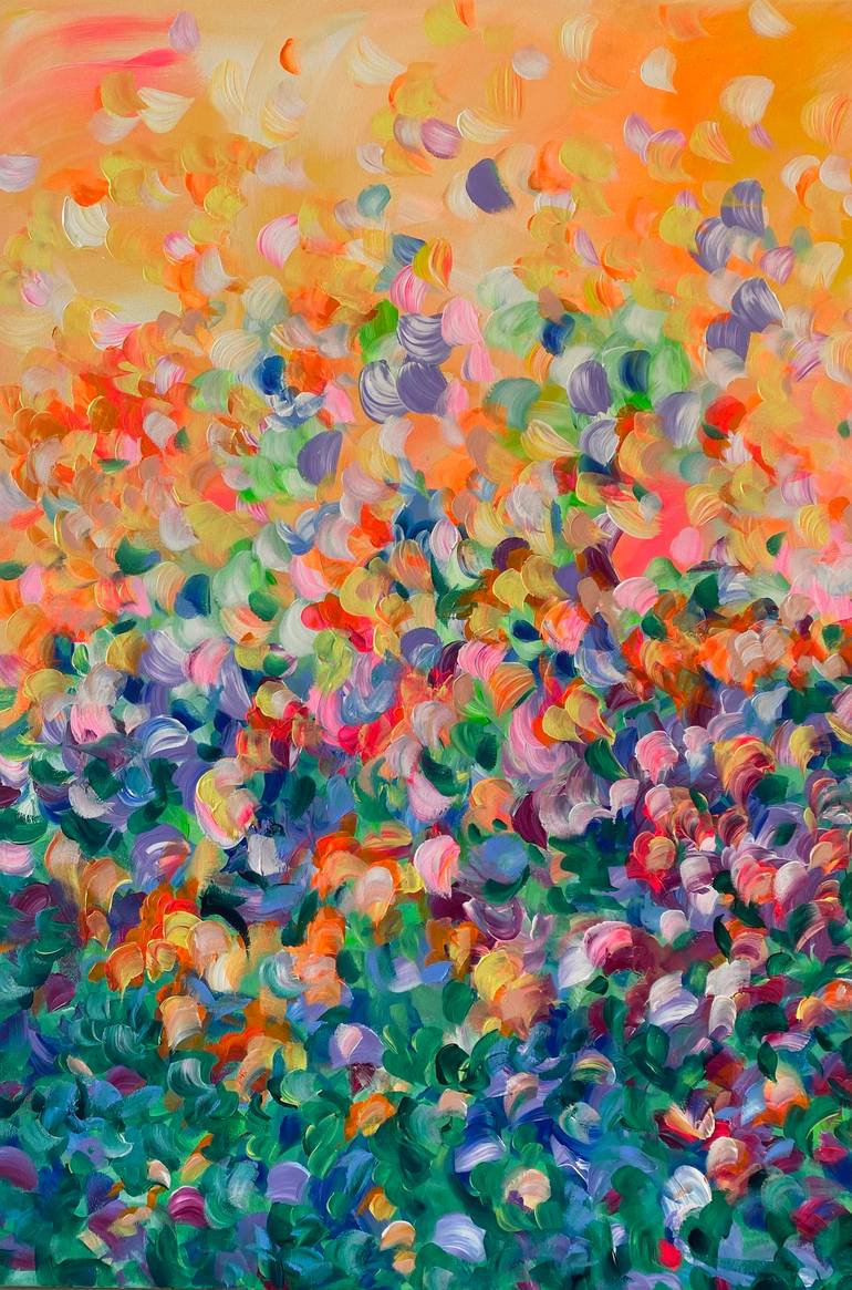 Sunseekers Painting by Katherine Spiller | Saatchi Art