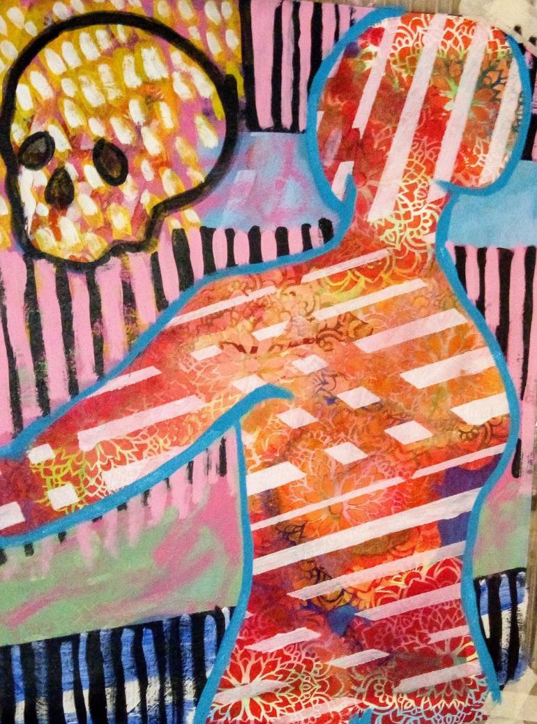 Cotton Candy Painting by Nathan Markham | Saatchi Art