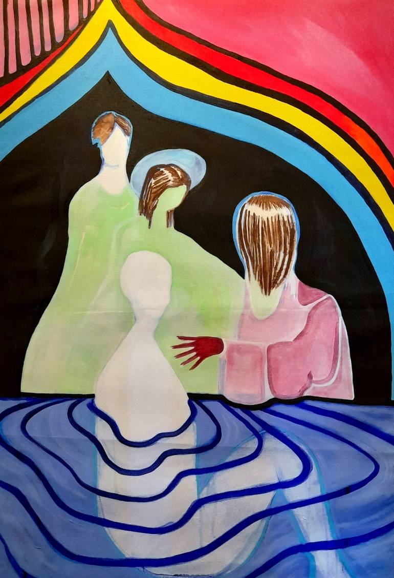 Lakeside Painting by Nathan Markham | Saatchi Art