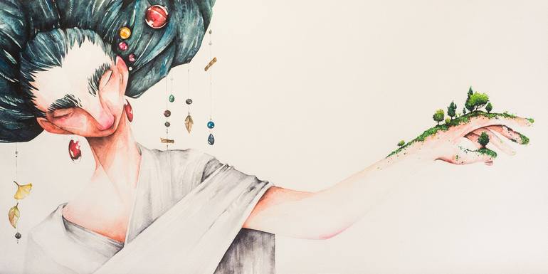 Mondo 2 Painting by Gian Luca Palazzolo | Saatchi Art