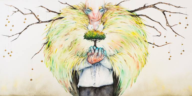 Mondo 3 Painting by Gian Luca Palazzolo | Saatchi Art