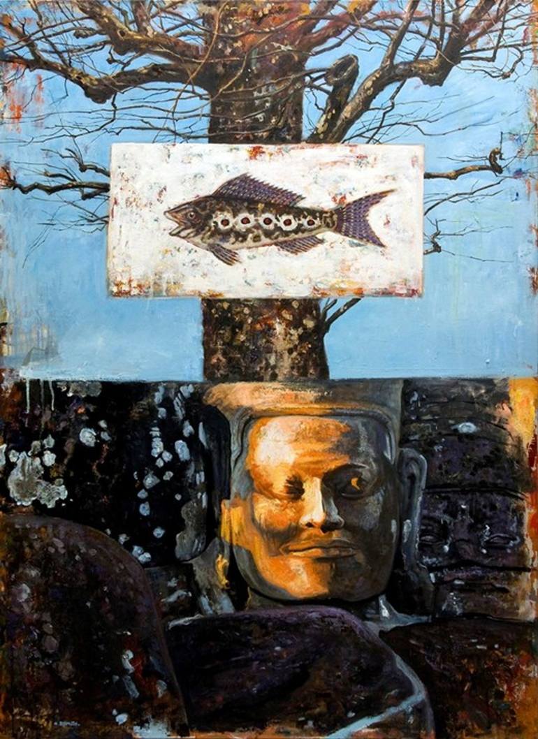 Rapprochment by Henry Bismuth Painting by Susan Beer | Saatchi Art