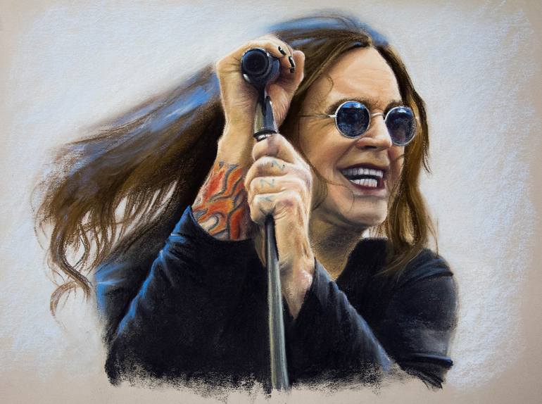 OZZY Drawing by Inna Medvedeva | Saatchi Art