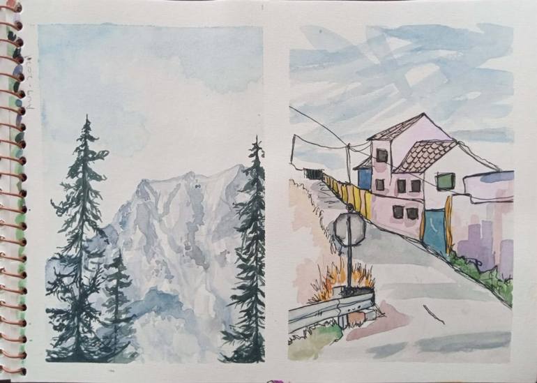 Duo Painting by Hamzi Artz | Saatchi Art