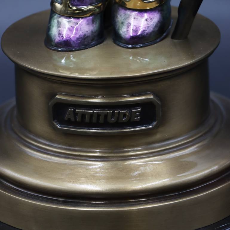 Attitude by Bill Toma Sculpture by Foundry Michelangelo | Saatchi Art