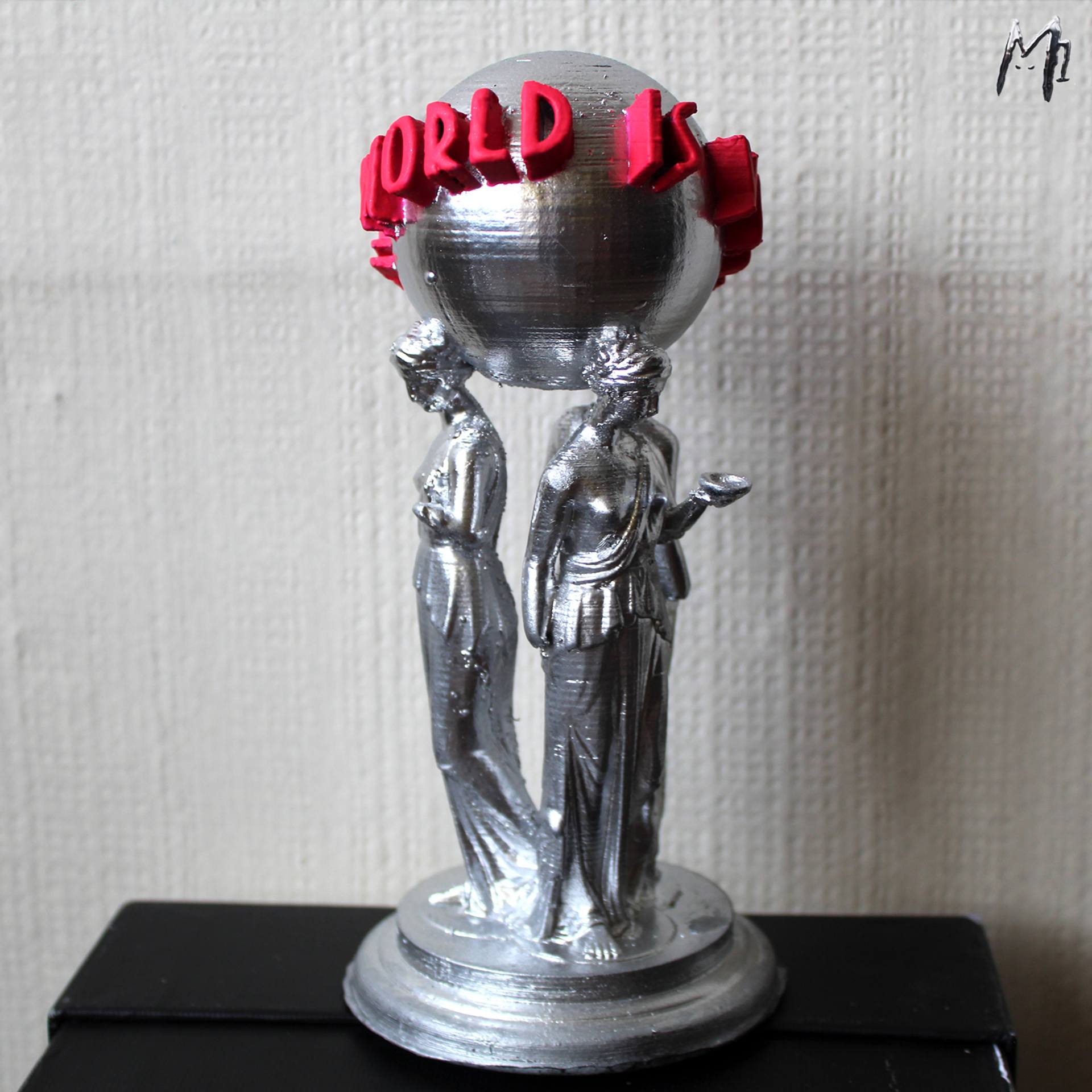 Scarface The World Is Yours Statue