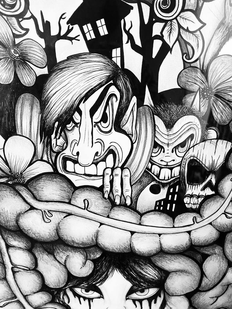 Tour of The Damned Drawing by Definitely Mary | Saatchi Art